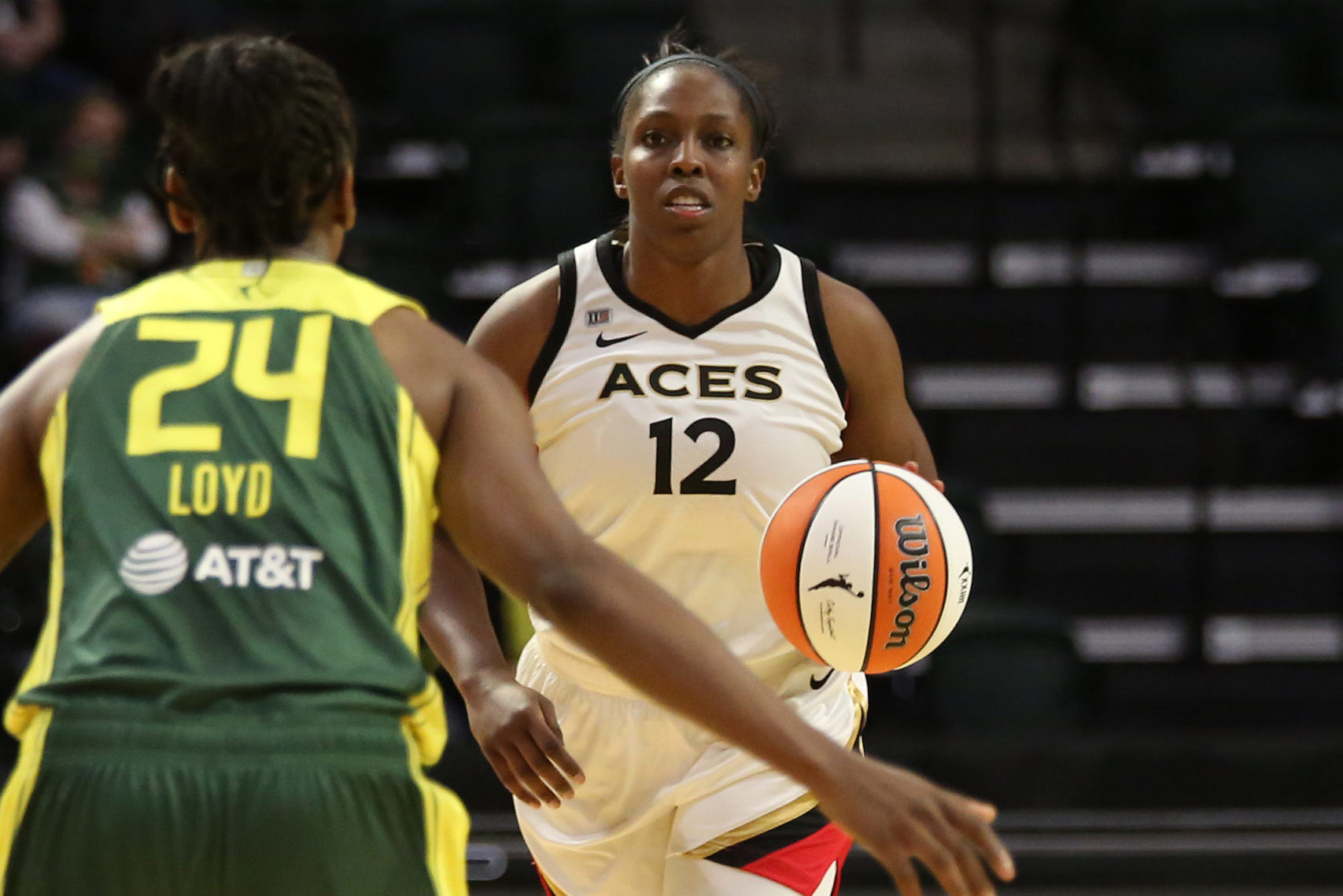 Chelsea Gray lifts Aces over Storm in OT thriller - Just Women's Sports