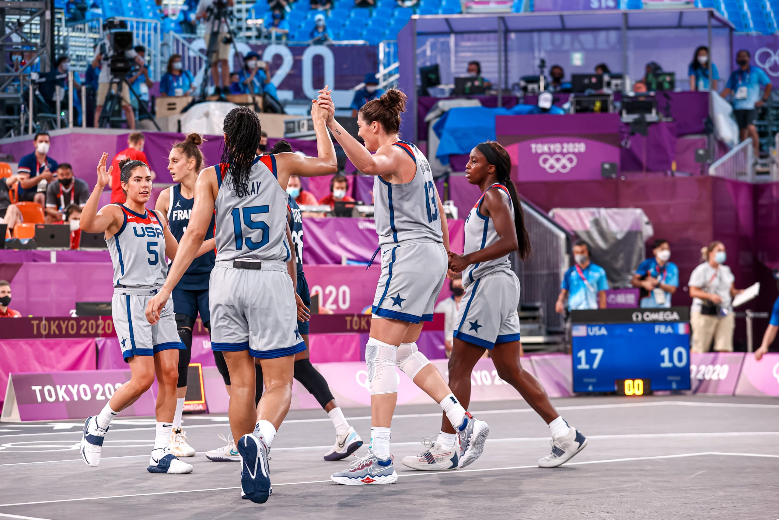 Team USA goes undefeated in Olympics 3×3 basketball on opening day ...