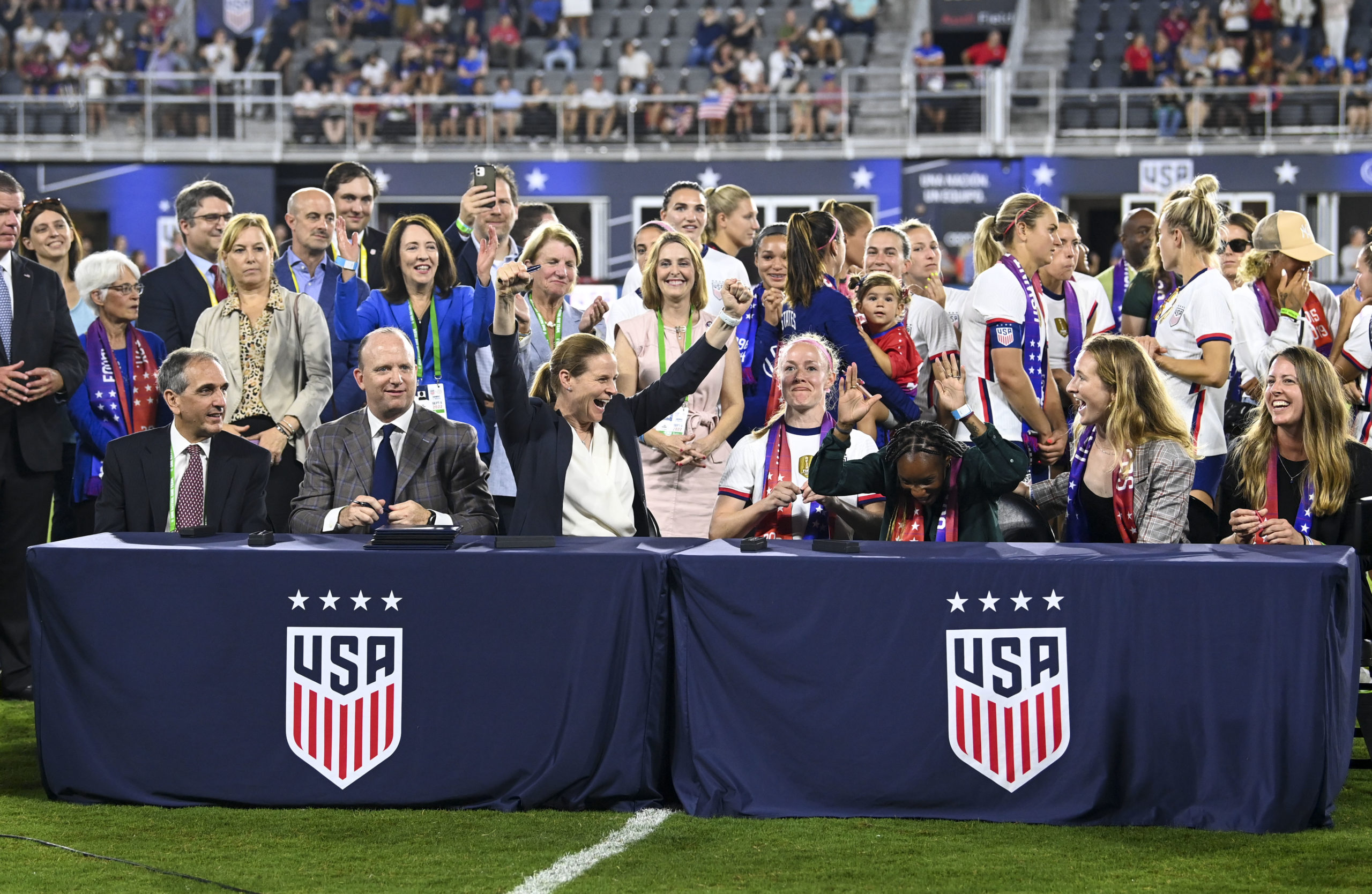 Megan Rapinoe calls historic CBA signing ‘full circle moment’ for USWNT ...