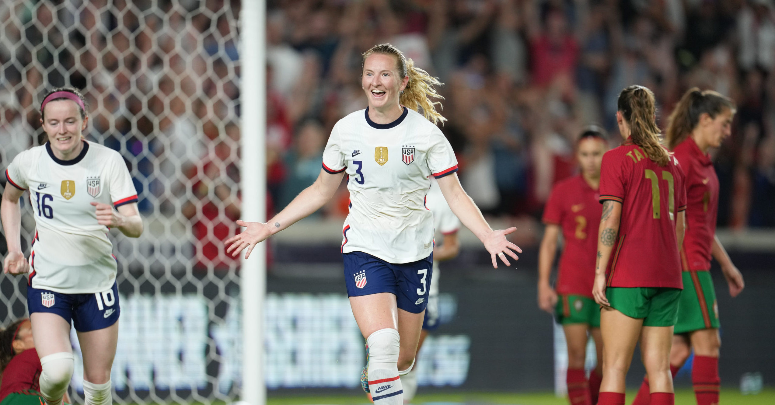 Sam Mewis delivers in USWNT win over Portugal - Just Women's Sports