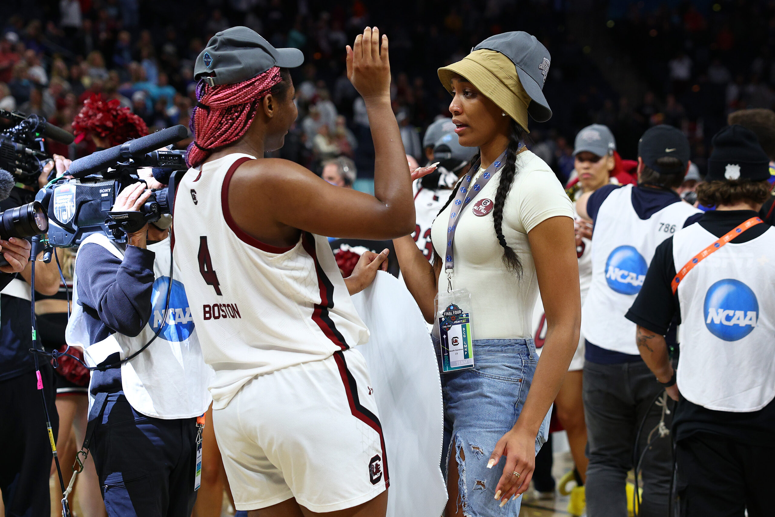 Aliyah Boston forges bond with A’ja Wilson: ‘She’s like a real sister ...
