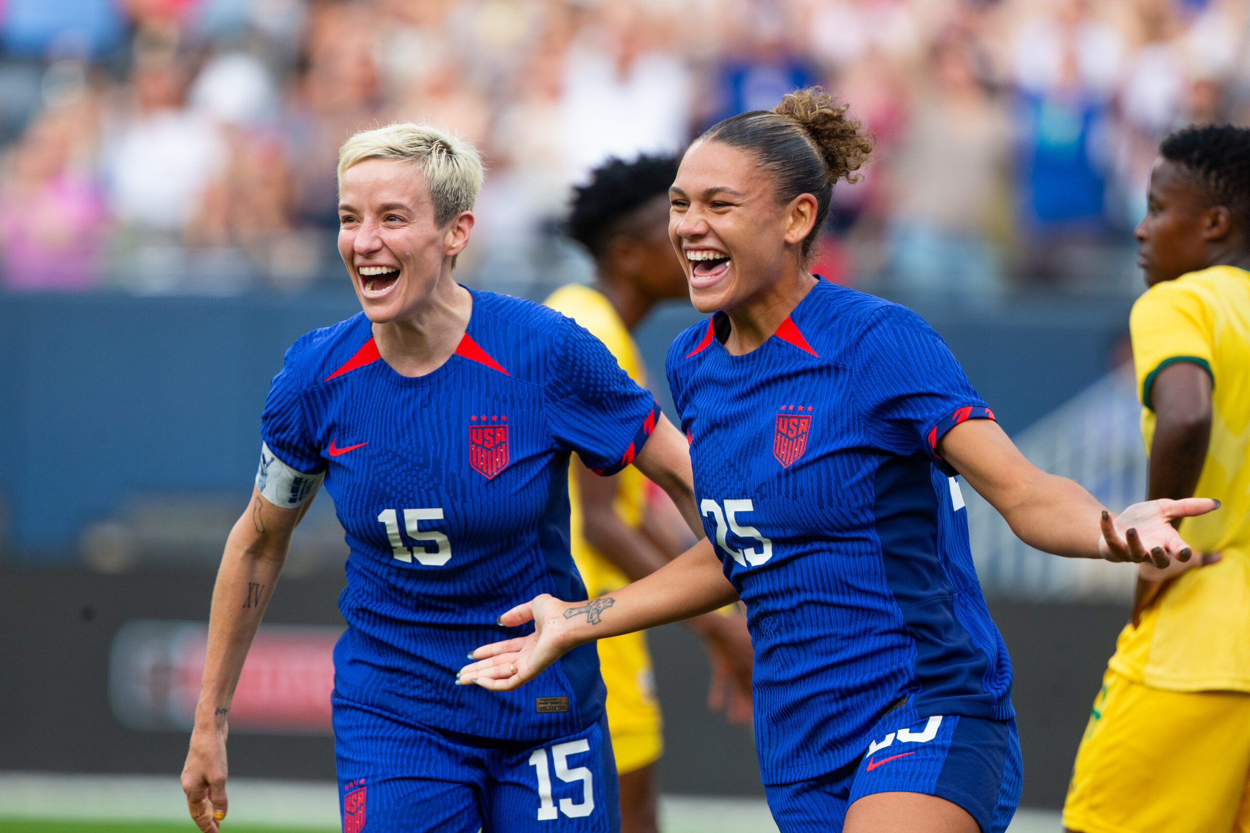 Trinity Rodman points to Rapinoe, Press and Heath as role models - Just ...