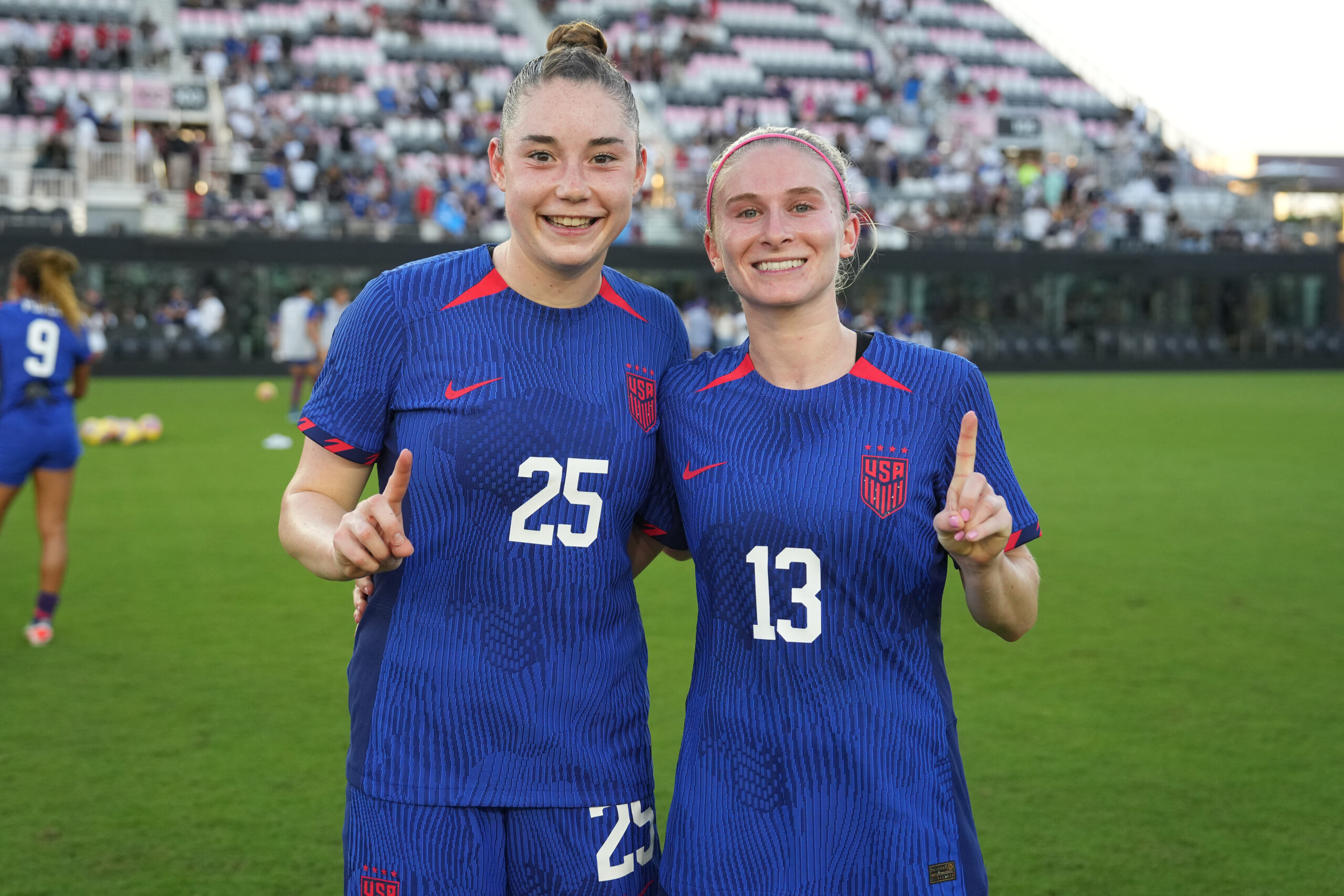 Olivia Moultrie And Jenna Nighswonger Make Their Uswnt Debuts Just