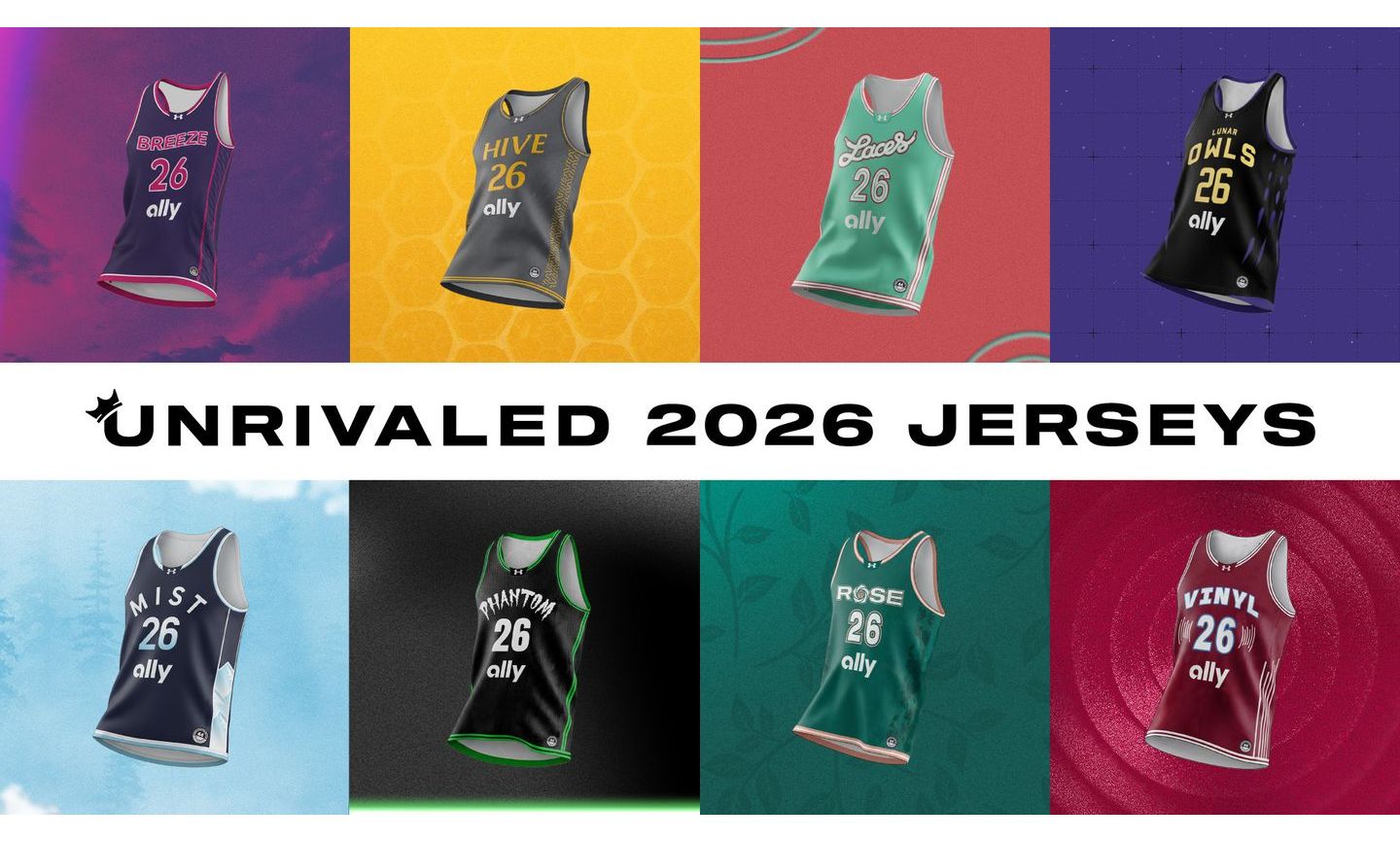 Unrivaled 3×3 Basketball Drops 2026 Jerseys Ahead of Season 2
