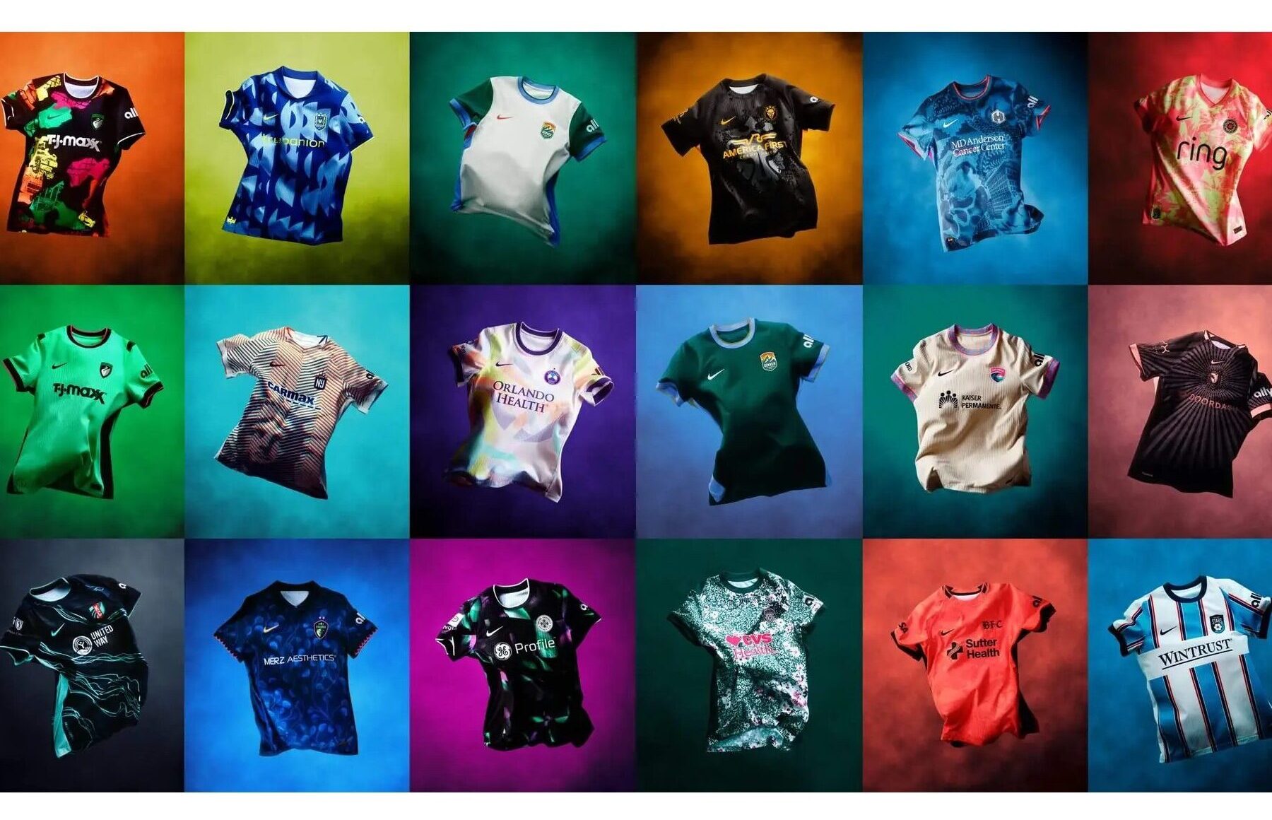 NWSL Teams Release New Nike Jerseys for 2026 Kickoff